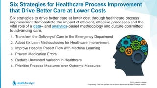Healthcare Process Improvement: Six Strategies for Organizationwide ...