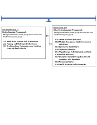Health Care Professionals According to the WHO,ILO & ISCO | PDF