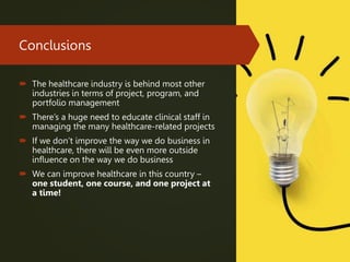 Healthcare Project Management-Healthcare Project Management | PPTX