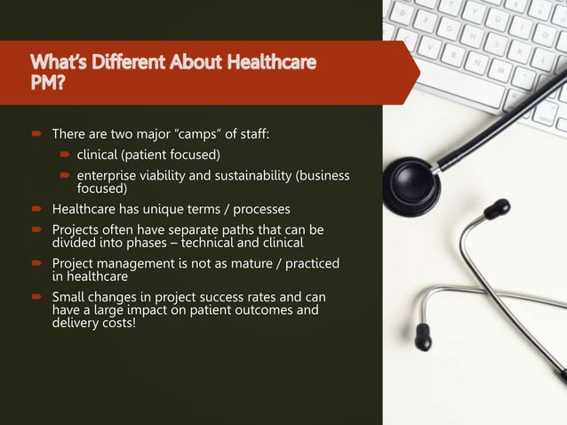 Healthcare Project Management-Healthcare Project Management | PPTX