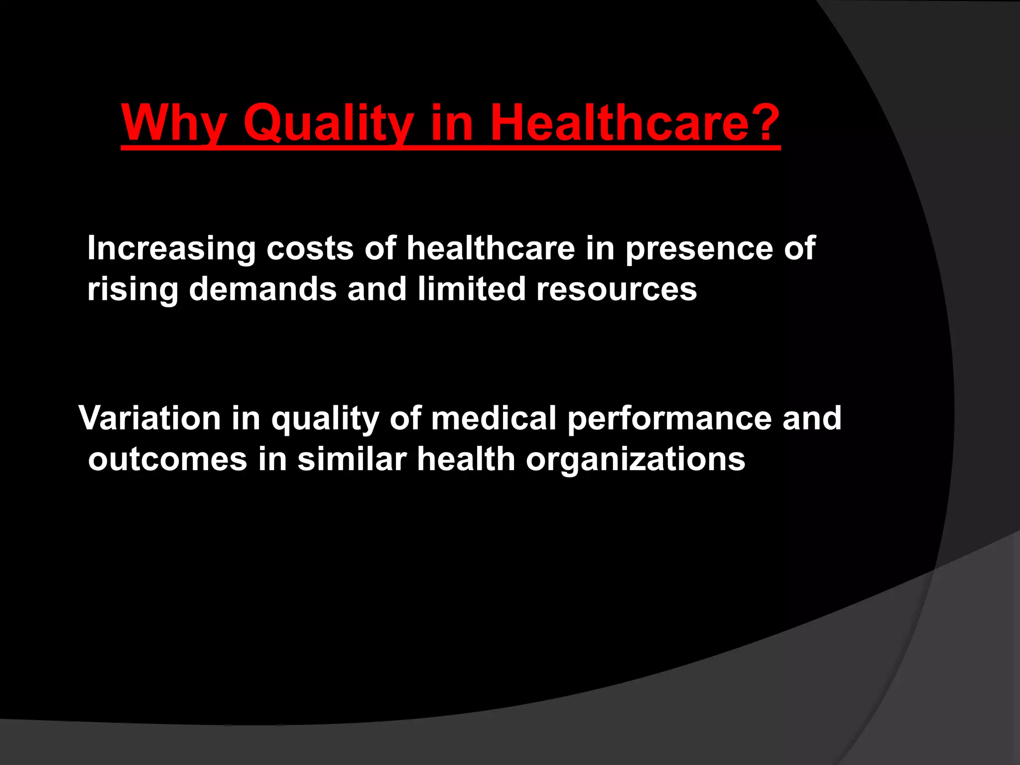 Healthcare quality assurance | PPTX