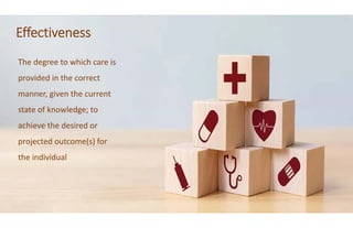 Dimensions of Healthcare Quality | PDF