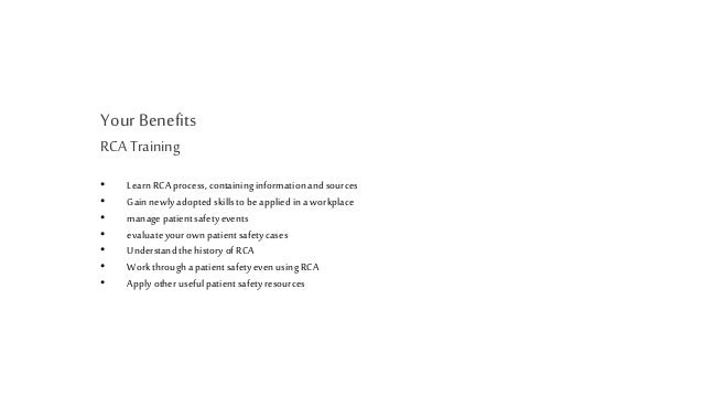 Healthcare RCA process, guidelines,tools and techniques training | PPTX