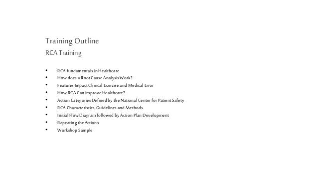 Healthcare RCA process, guidelines,tools and techniques training | PPTX