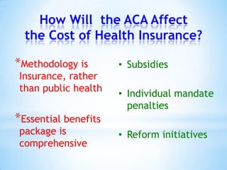 Health Care Reform | PPTX
