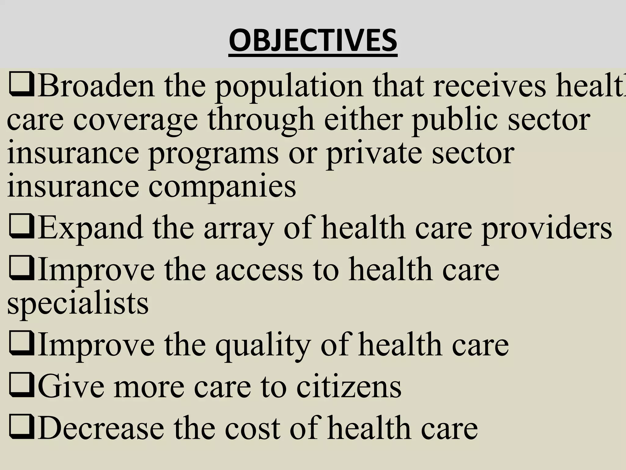 Health care reforms | PPTX