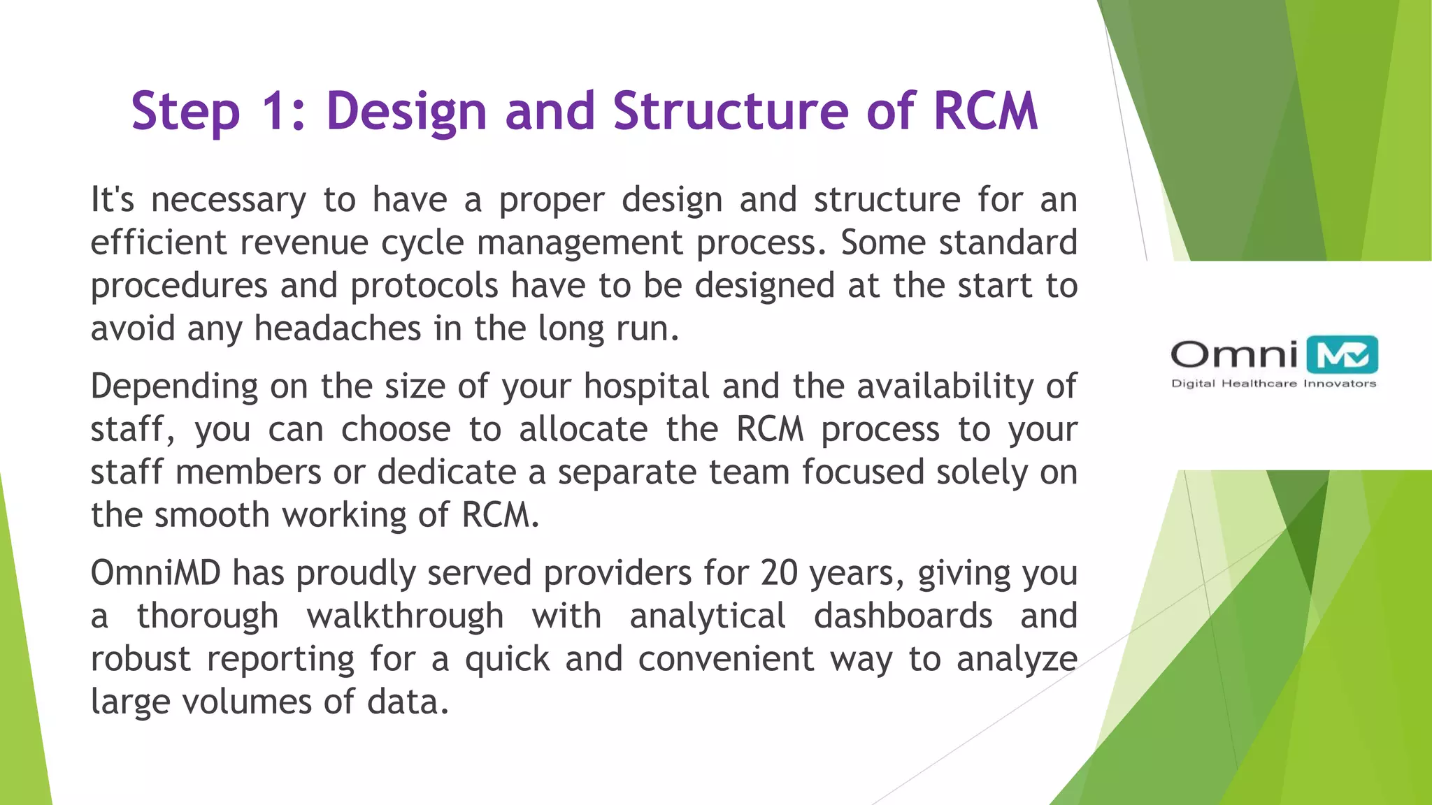 Healthcare Revenue Cycle Management Steps - OmniMD | PPTX