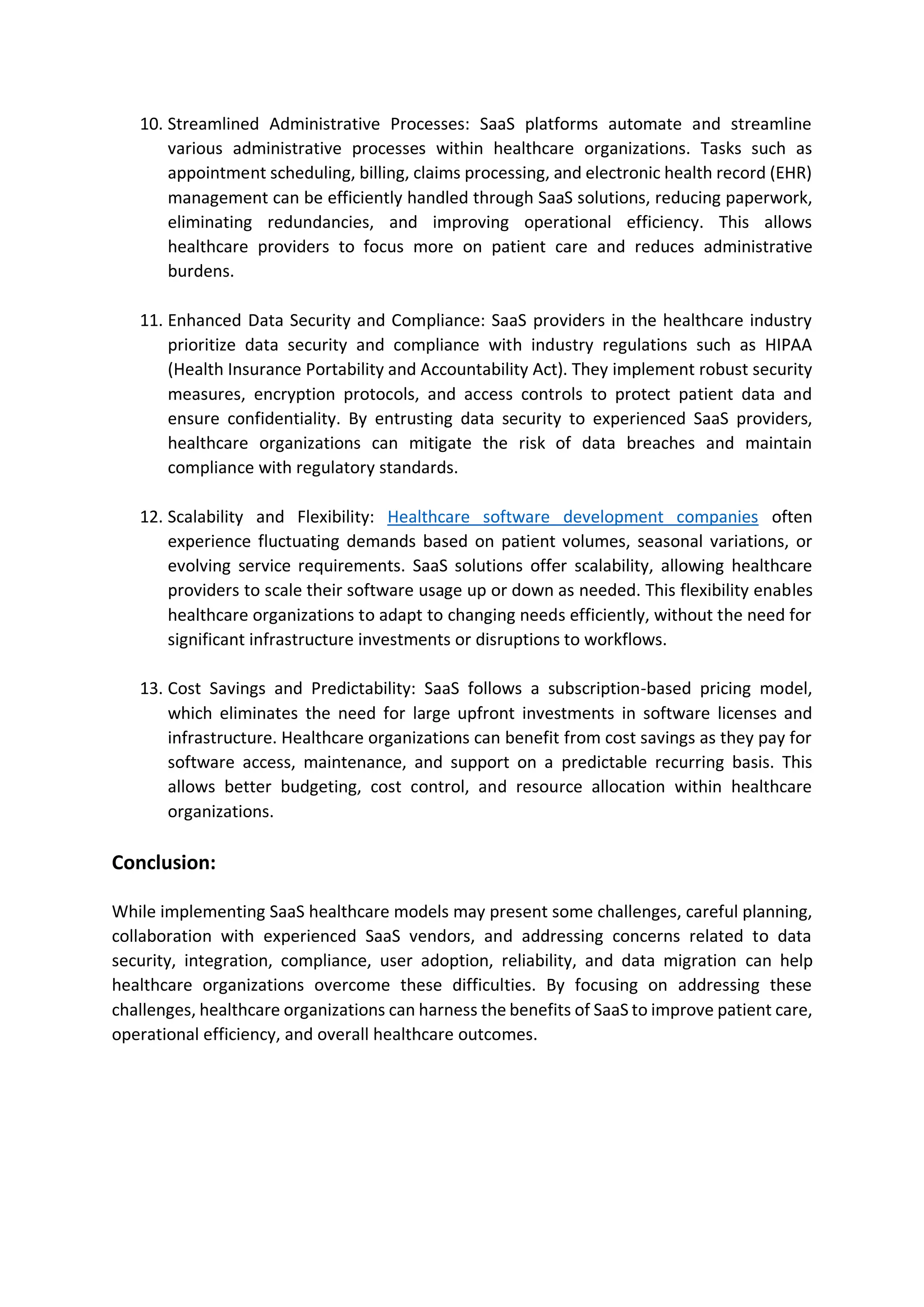 Healthcare SaaS | PDF