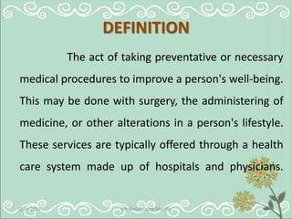 Health care service | PPTX