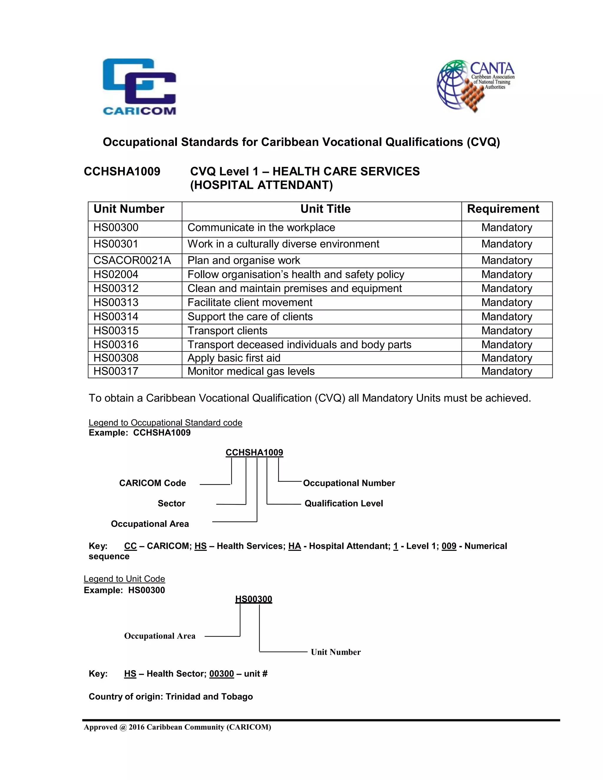 Health care services (hospital attendant) level 1 | PDF