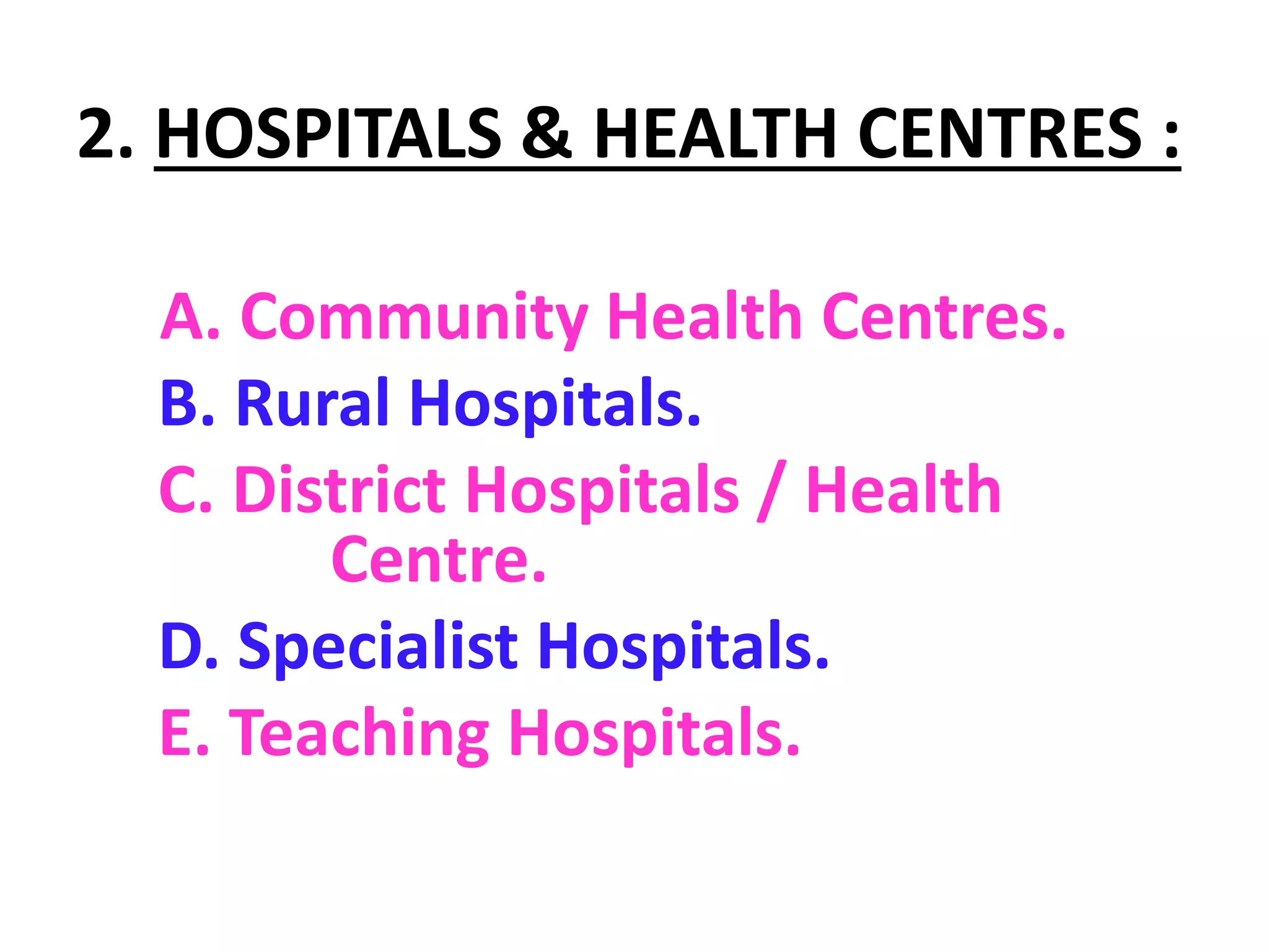 HEALTH CARE SERVICES IN INDIA | PPTX