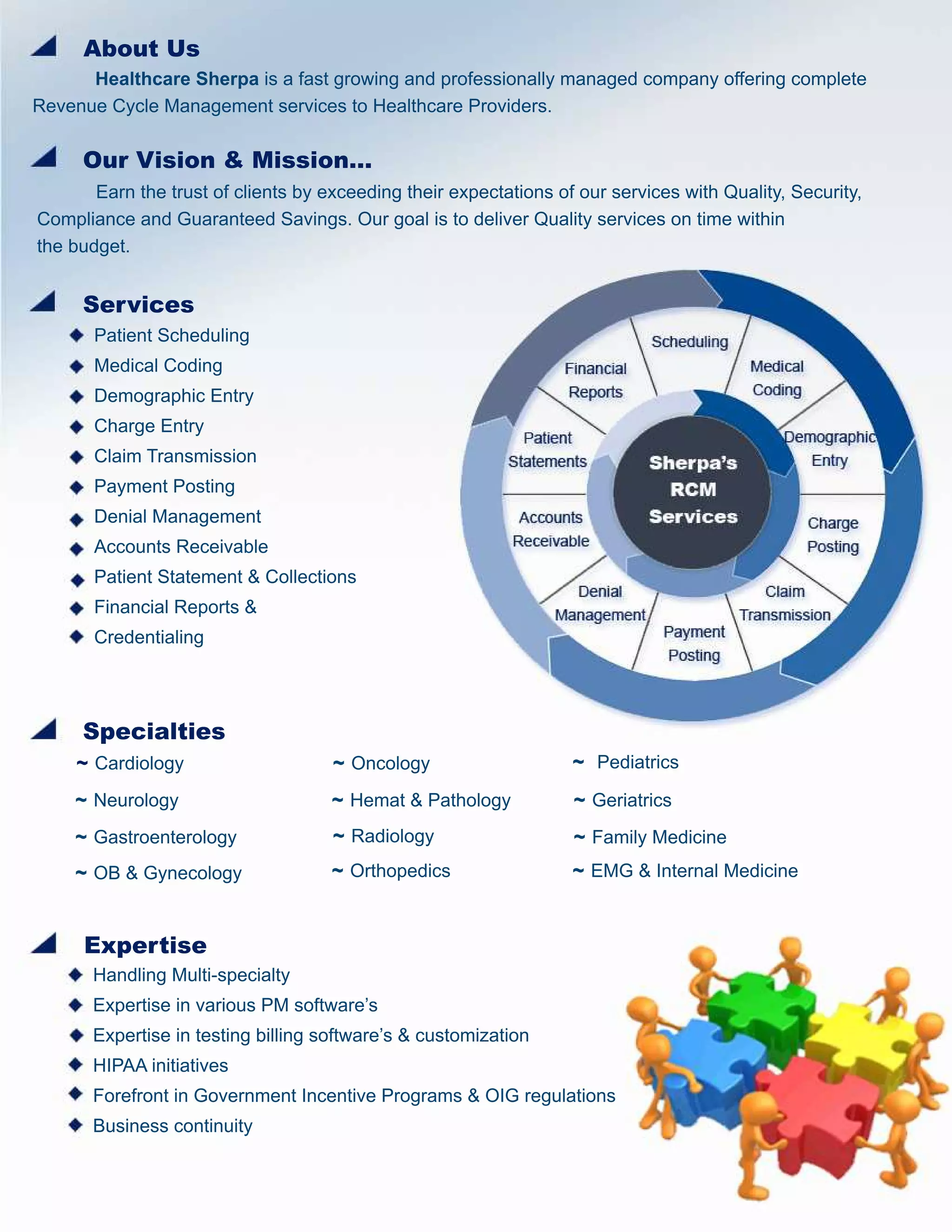 Healthcare sherpa brochure | PDF