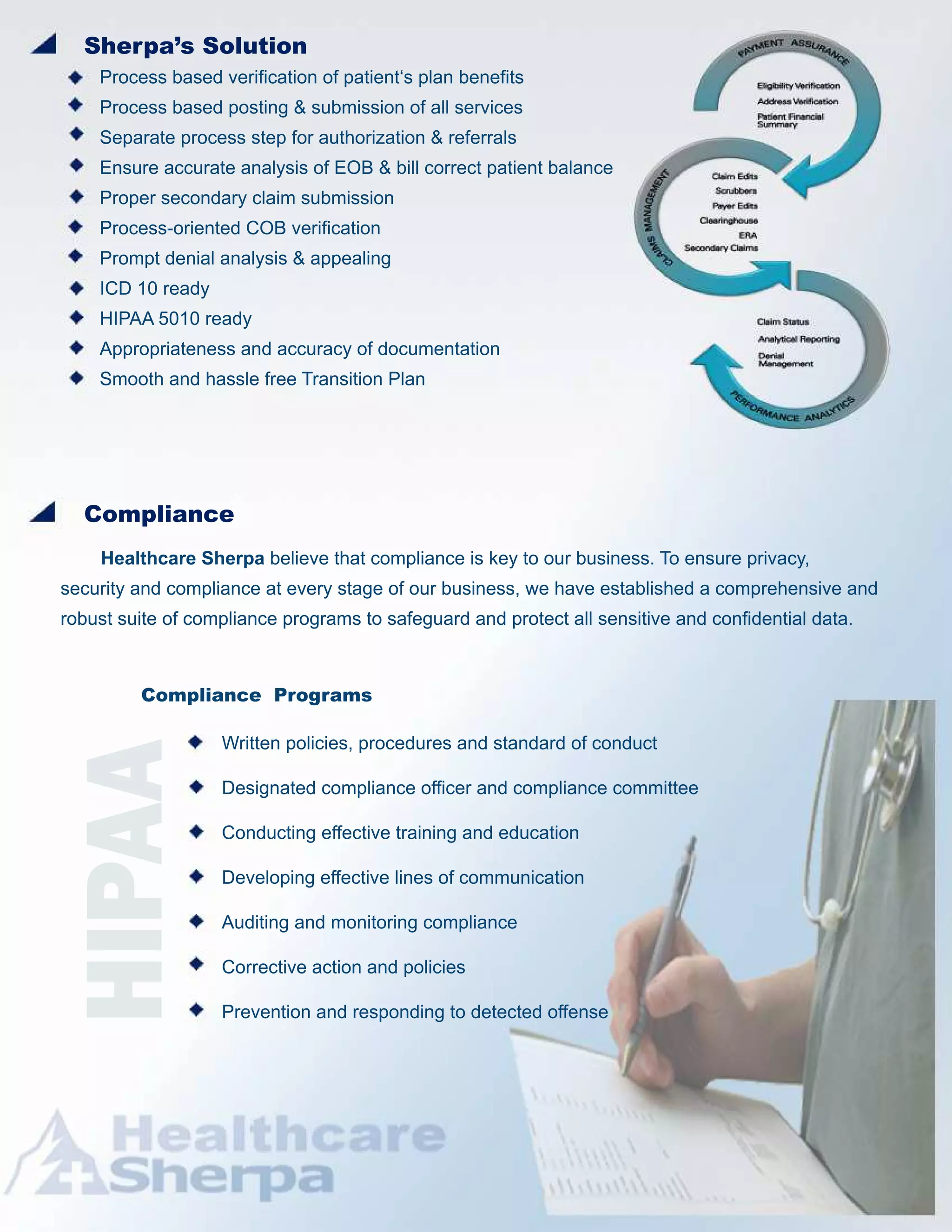 Healthcare sherpa brochure | PDF