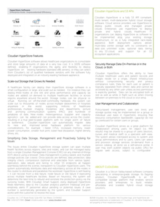 Cloudian HyperStore Enables Healthcare Data Storage | PDF