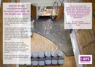 Interior Design and Fit Out for the Health Care Sector | PDF
