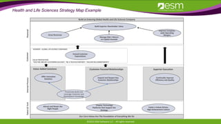 Healthcare Strategy Map Example | PPTX