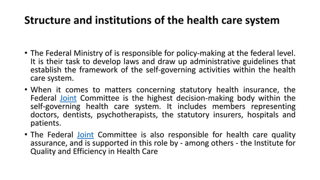 Health care system germany | PPTX