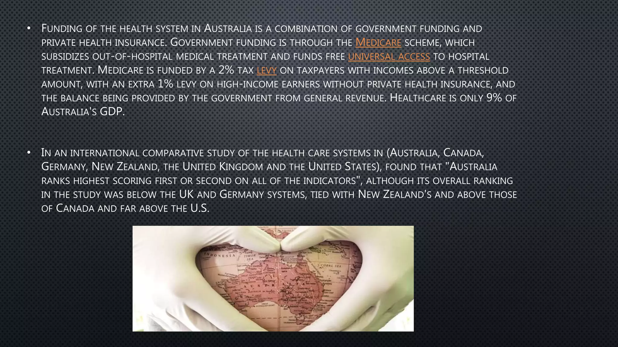 Health care system in Australia | PPTX