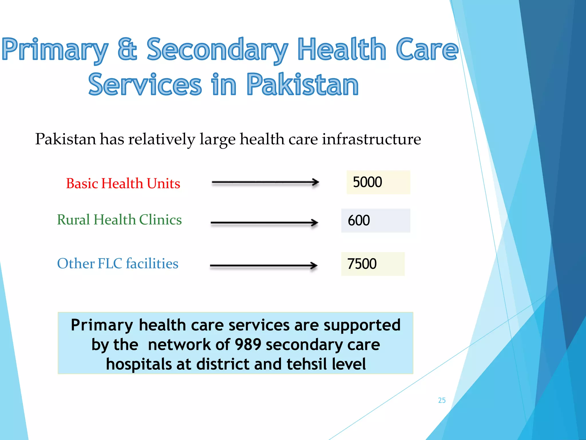 Healthcare system in pakistan | PPTX