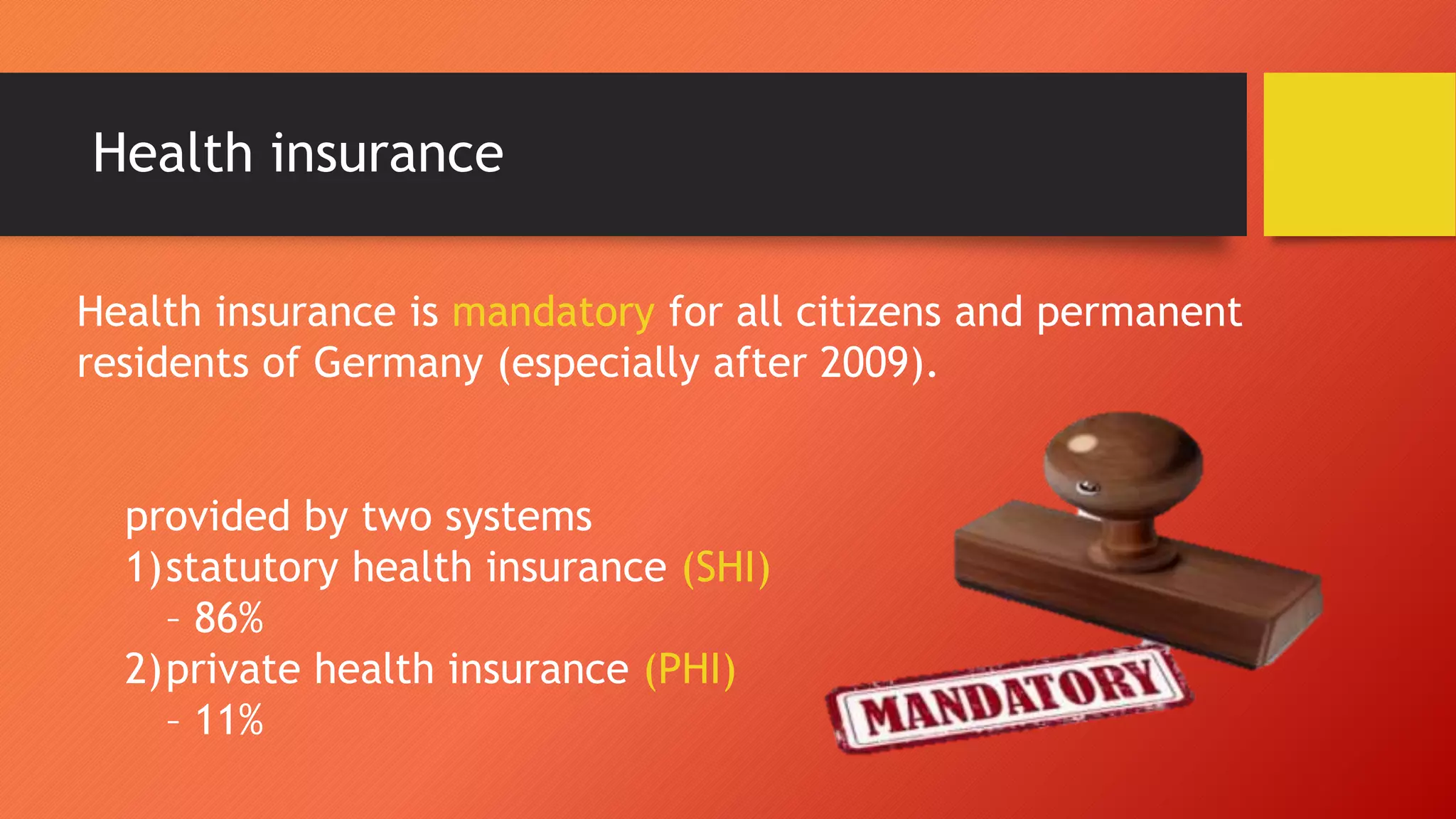 Healthcare system of germany | PPTX