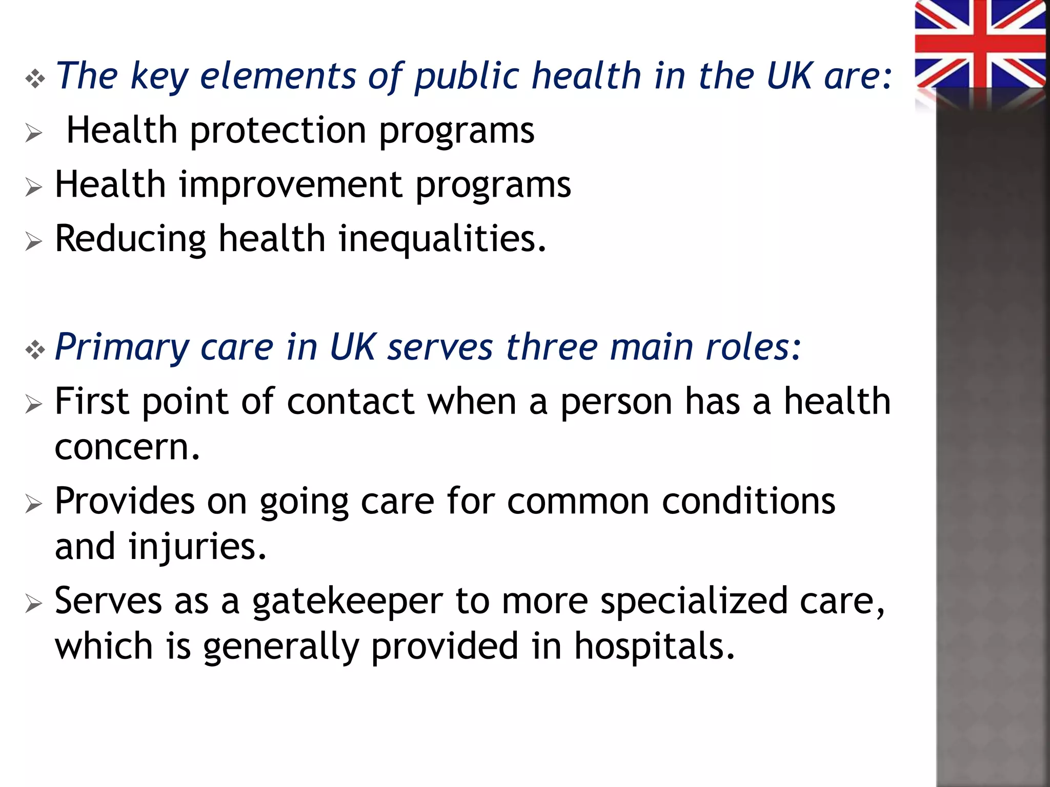 Healthcare system of UK and comparison with Indian health system | PPTX
