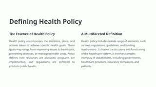 Health Care Systems in nutrition and dietetics | PPTX
