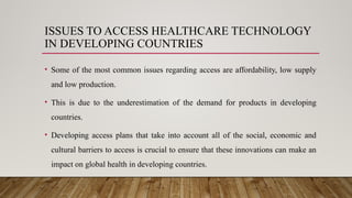 HEALTHCARE TECHNOLOGY IN DEVELOPING COUNTRIES NEW.pptx