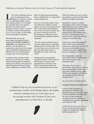 Healthcare to Innovative Manufacturing Lisa Goulet’s Journey of ...