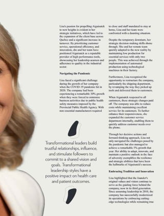 Healthcare to Innovative Manufacturing Lisa Goulet’s Journey of ...