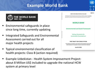 Healthcare waste environmental safeguarding of global health ...