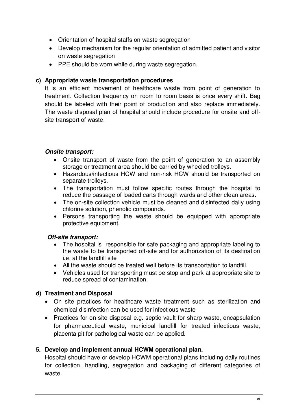 Healthcare Waste Management Plan- 2017