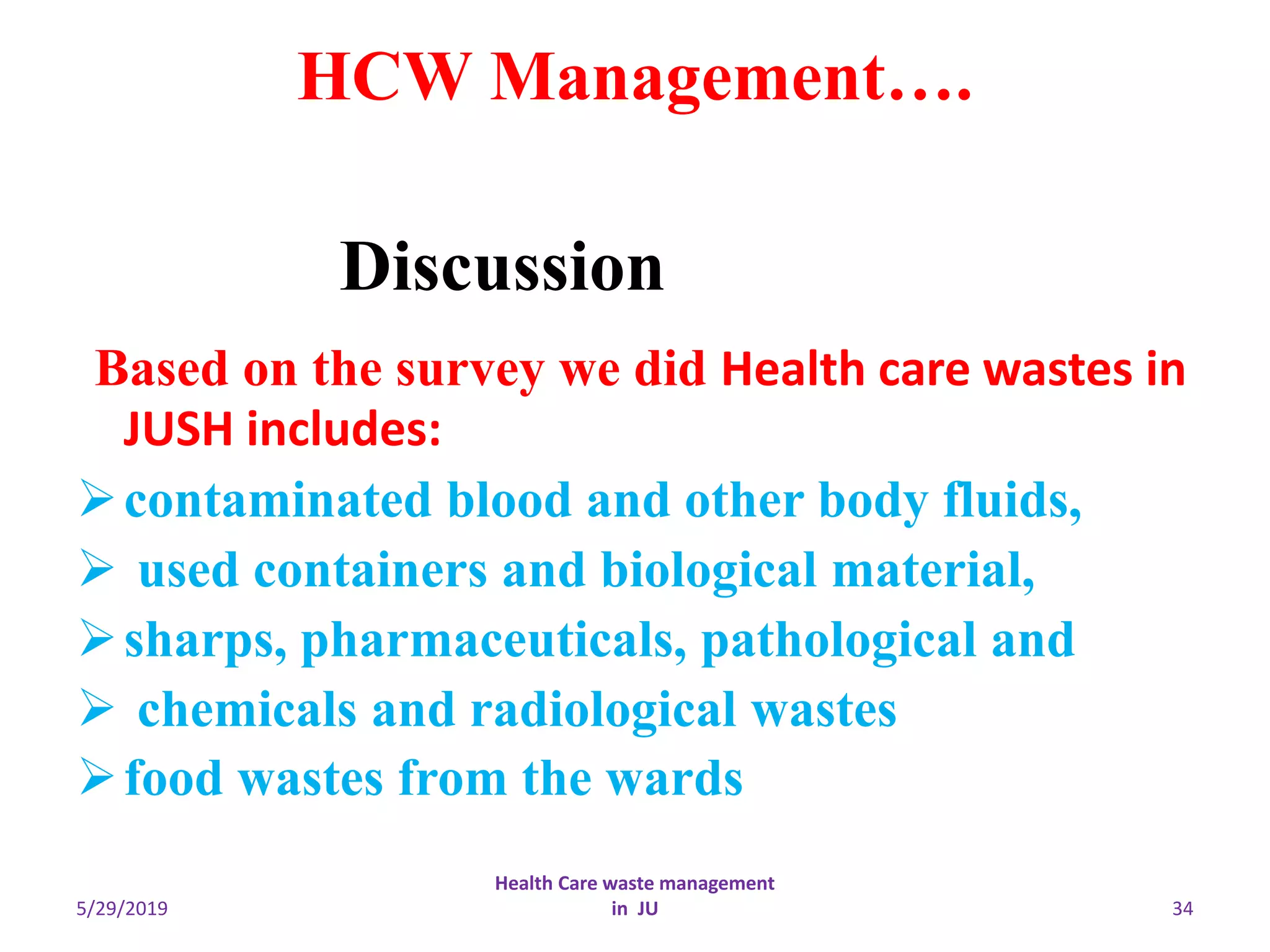 Health care waste management pptx | PPTX