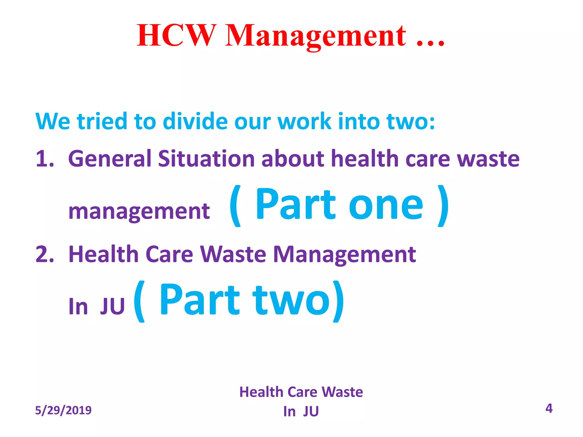 Health care waste management pptx | PPTX