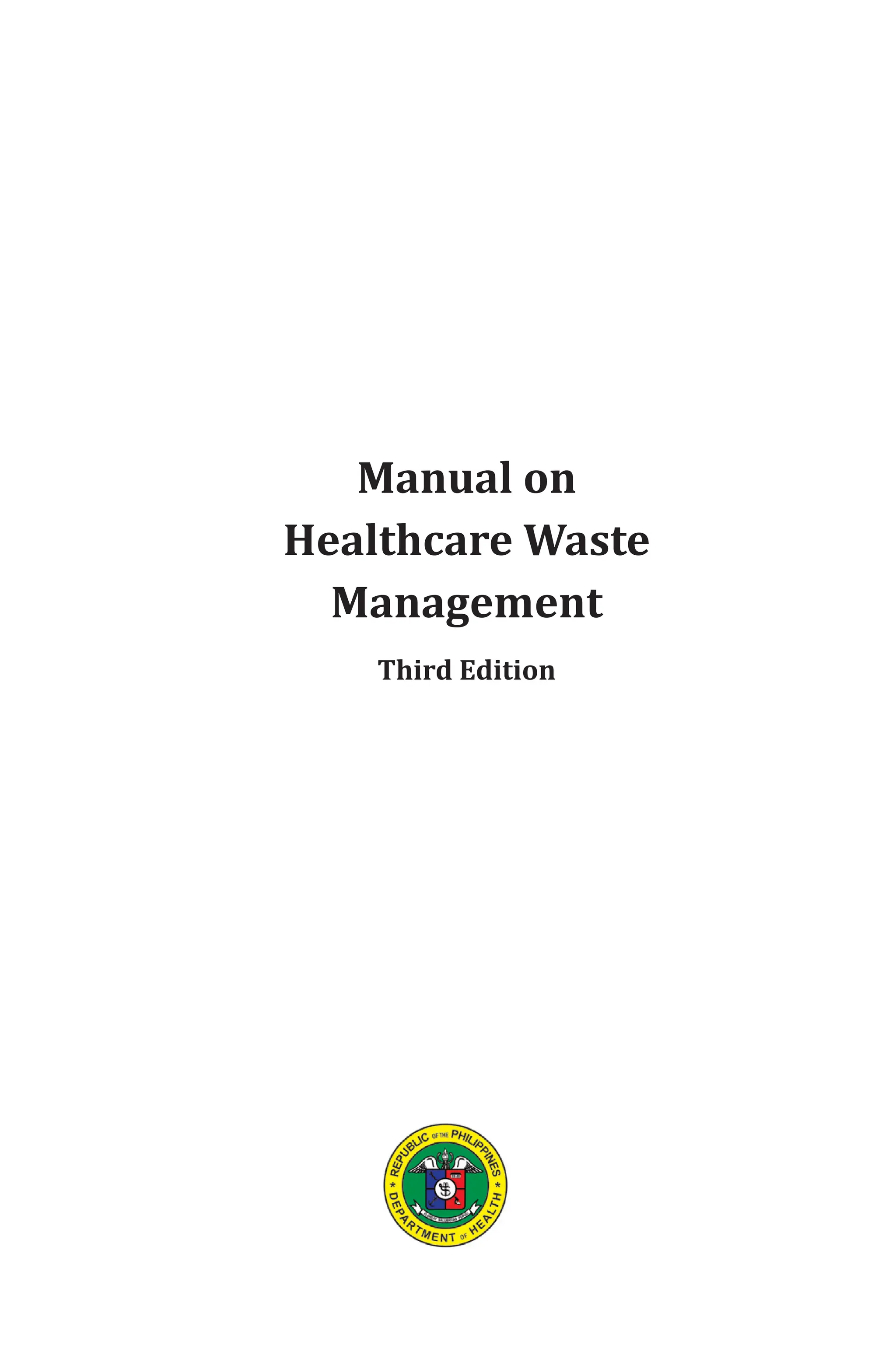 Hospital HEALTHCARE WASTE Management MANUAL.pdf