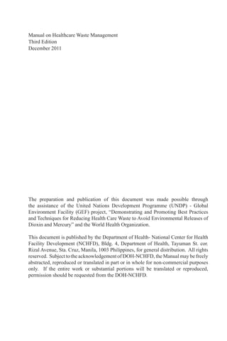 Hospital HEALTHCARE WASTE Management MANUAL.pdf