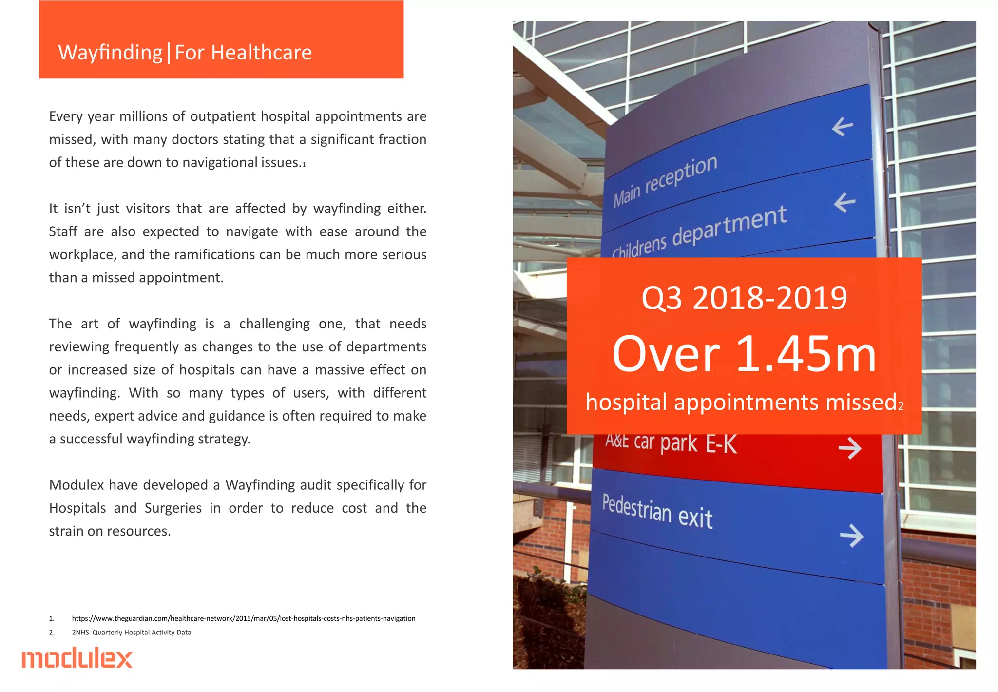 Healthcare wayfinding brochure | PDF