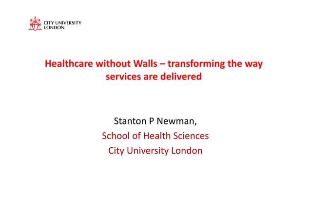 Healthcare Without Walls | PPT