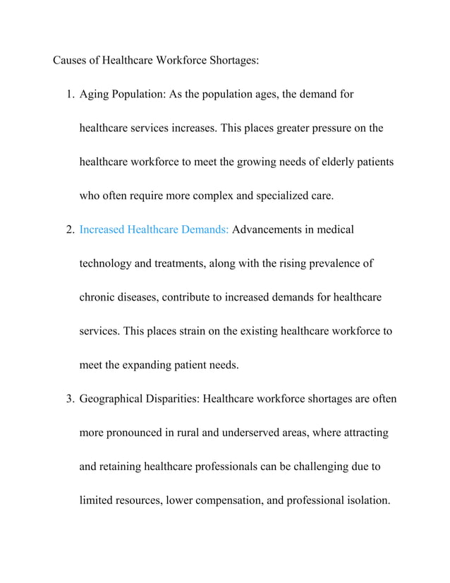 Healthcare workforce shortages updated 2023 document 13.docx