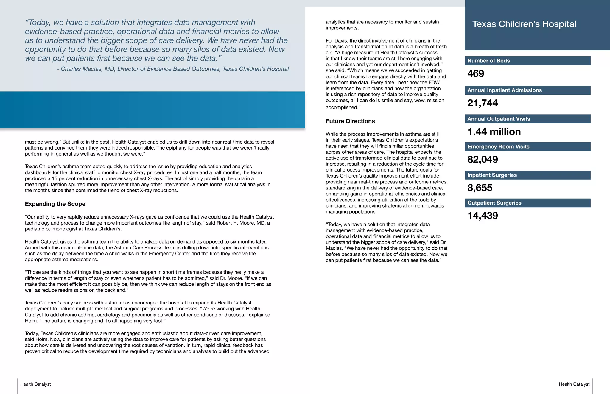 Healthcatalyst texaschildrens | PDF