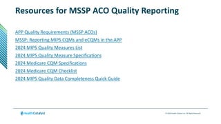 Empowering ACOs: Leveraging Quality Management Tools for MIPS and ...
