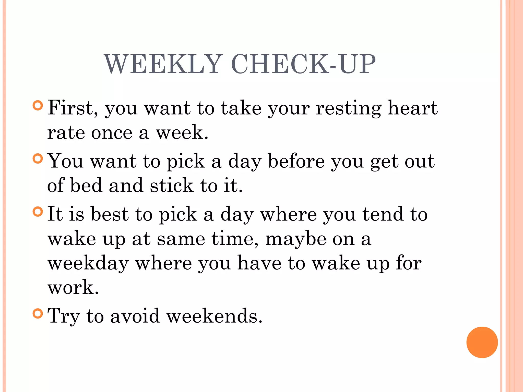 Health check, checking your heart rate | PPT