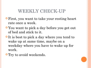 Health check, checking your heart rate | PPT