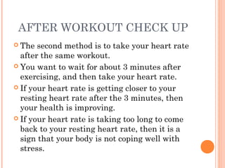 Health check, checking your heart rate | PPT