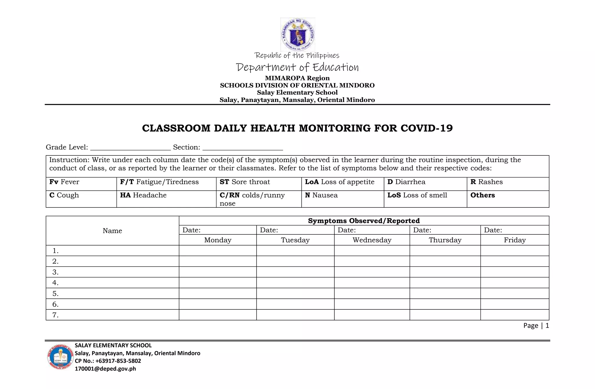 health checklist.docx