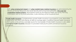 HEALTH CARE SYSTEM IN CHINA | PPTX