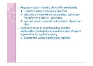 Health Claims and Scientific Substantiation in SEA_2015 | PDF | Healthy ...