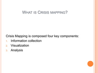 Crisis Mapping | PPT