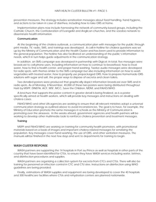 Health Cluster Bulletin 1 - Nov 11/2010 | PDF