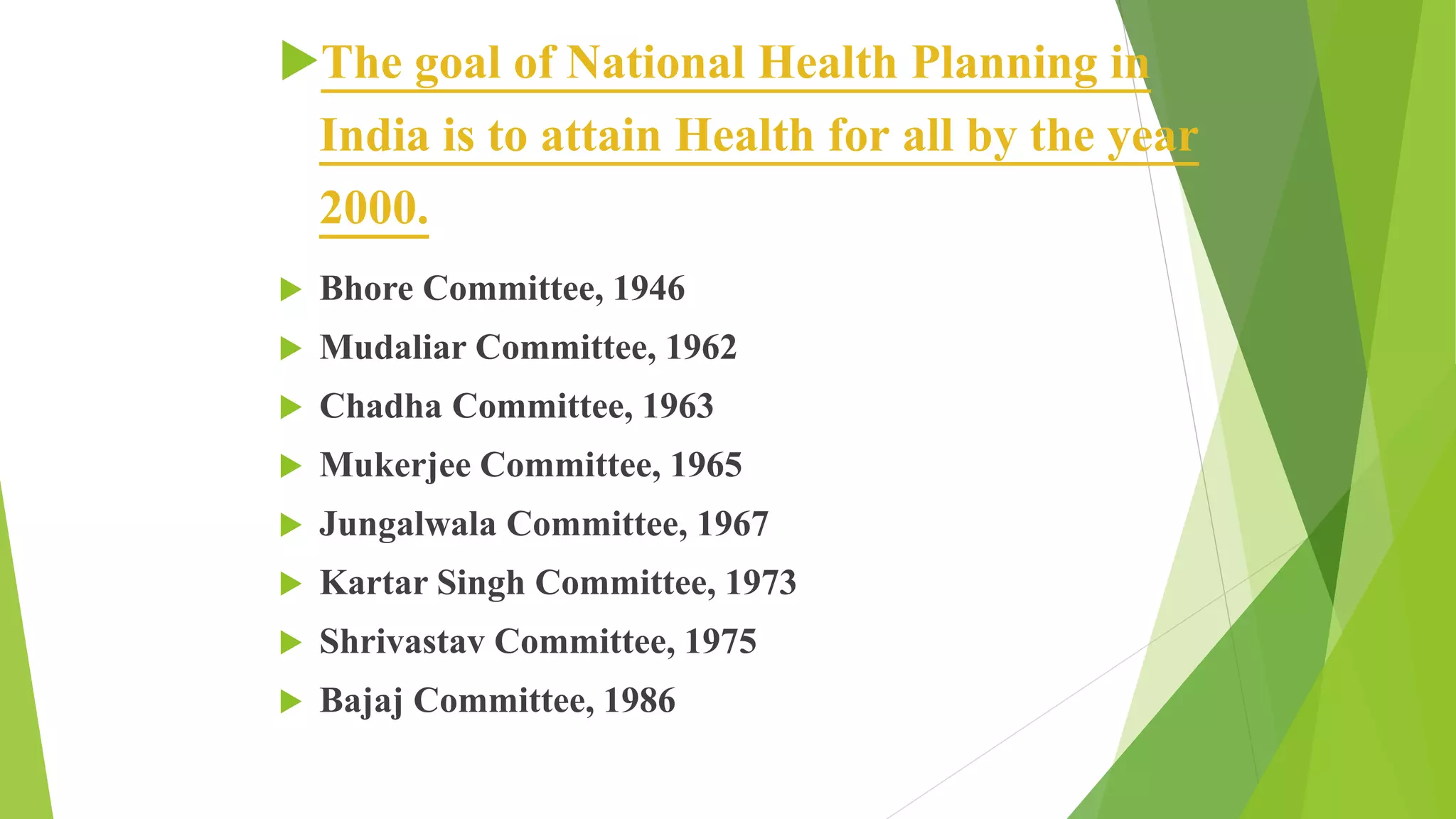 Health committees | PPTX