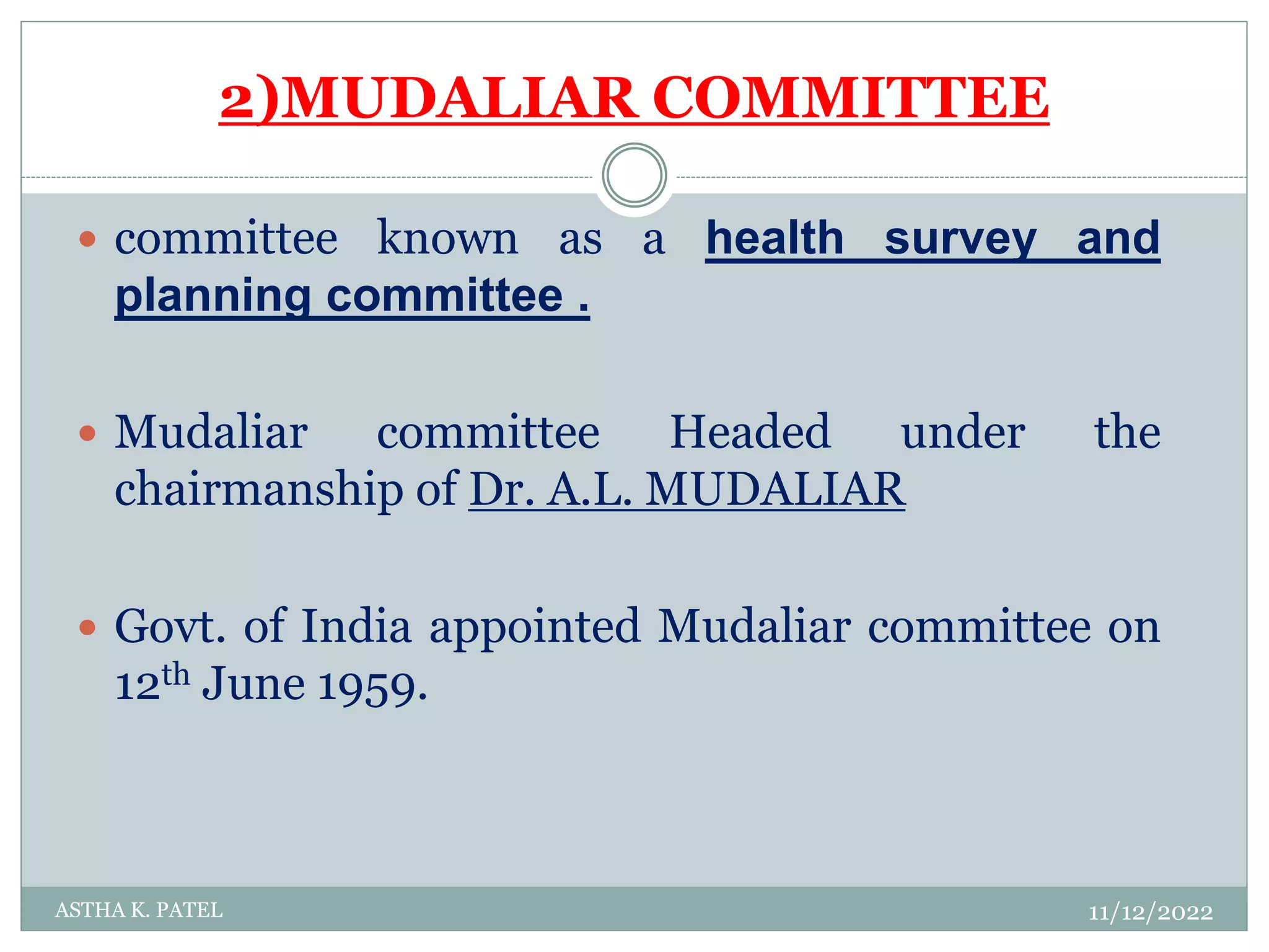 HEALTH COMMITTEES IN COMMUNITY HEALTH NURSING | PPTX